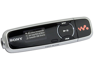 Reproductor Sony Walkman MP3 y Grabación de voz de 1GB. Color Negro