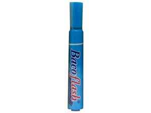 Marcador Fluorescente BacoFlash, Color Azul, 12 Piezas.