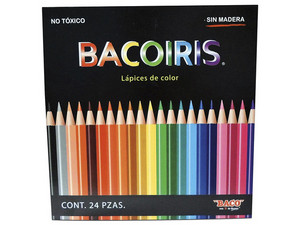 Colores Baco Bacoiris LP003, 24 Piezas , Colores Surtidos.