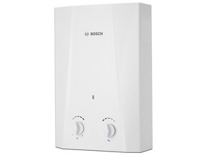 Boiler de Paso Bosch Eco 6, Gas Natural, 6 Litros, Color Blanco