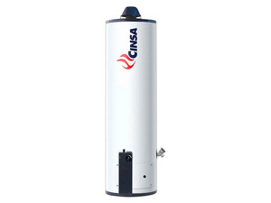Boiler de depósito Cinsa C-302, Gas LP, 106 Litros, color Blanco.