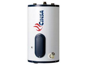 Boiler de depósito Cinsa CIE-10, 220V, 37 Litros, color Blanco.