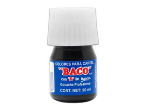 Pintura BACO Colores Para Cartel de 20 ml, Color Negro, Paquete de 10 ...