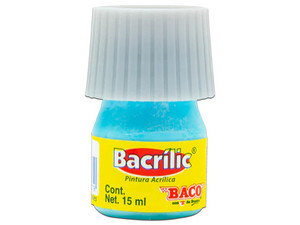 Pintura Baco PN095 Acrílica de 15 ml. Color Azul.
