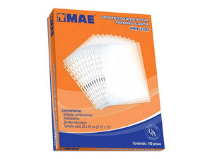 Protector de hojas MAE PH-100AG, antirreflejante grueso de 22 x 28 cm ...