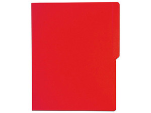 Folder APSA L80-P Tamaño Carta, Color Rojo, Caja con 100 piezas.