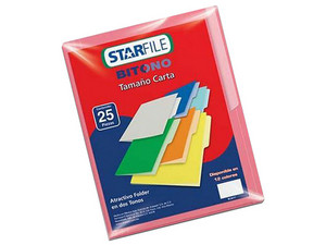 Folder MAPASA BITONO, Tamaño Carta, Color Rosa, Paquete con 25 piezas ...