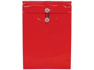 Sobre Portadocumentos OXFORD Vertical F495R, Color Rojo.