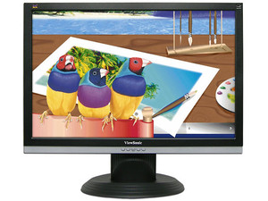 Monitor LCD ViewSonic Widescreen 17" Modelo VA1716w, Color Negro/Plateado
