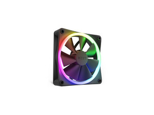 Ventilador NZXT F120, 120mm, RGB, Color Negro.