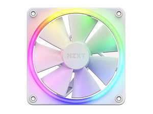 Ventilador NZXT F120 RGB de 120mm, RGB, Color Blanco.