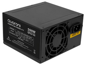 Fuente de Poder Quaroni QPSU-05 de 500W, ATX.