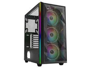 Gabinete GAMDIAS ATHENA M2 Mid Tower, ARGB, ATX, (No incluye fuente de ...