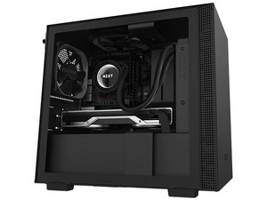 Gabinete NZXT H210, Mini ITX, Cristal Templado (No incluye fuente de ...