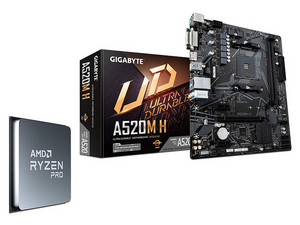 Kit Procesador AMD Ryzen 3 Pro 4350G, 3.8 GHz (hasta 4.0 GHz) con ...