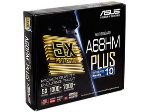 T. Madre Asus A68HM-PLUS, Chipset AMD A68H, Soporta: AMD A10/ A8/ A6 ...