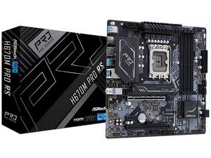 T. Madre ASRock H670M PRO RS: Chipset Intel H670, Soporta: Intel 12va y ...