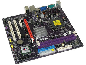 T. Madre ECS 945GCT-M (V2.0), ChipSet Intel 945GC & ICH7, Soporta: Cel.400, DualCore/2Duo ...