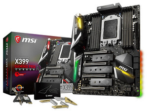 T. Madre MSI X399 Gaming Pro Carbon, ChipSet Intel X399, Soporta ...