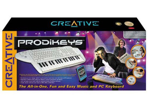 Teclado Creative ProdiKeys para PC. Musical. Color Arena