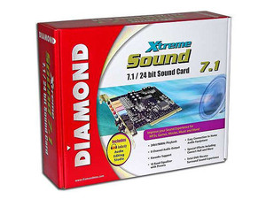 Tarjeta de Sonido Diamond Xtreme Sound 24-Bit, Sonido 7.1, PCI