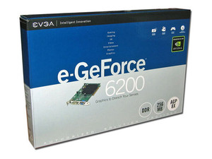 T. de Video eVGA GeForce 6200 con 256MB, AGP 8x y Salida a TV.