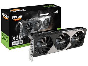 NA - Tarjeta de Video NVIDIA GeForce RTX 5070 TI Inno3D X3 OC, 16GB ...