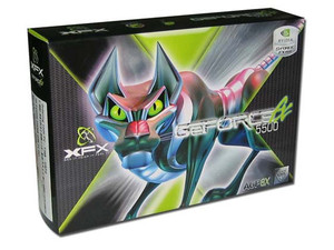 T. de Video XFX nVidia FX 5500 con 256MB DDR, AGP 8X y Salida a TV
