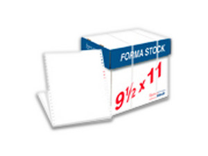 Papel Stock Formastock de 3 Tantos (3000 Hojas), 9.5 x 11", Color Blanco.