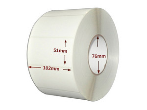 Rollo de Etiquetas Rectangular TT con 2760 Etiquetas, 150m.