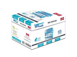 Papel Scribe Tree Free, Carta, 93% Blancura, Caja con 5000 Hojas.