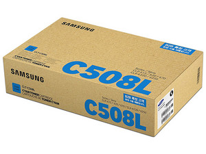 Cartucho de Tóner Samsung Cian, Modelo: CLT-C508L.