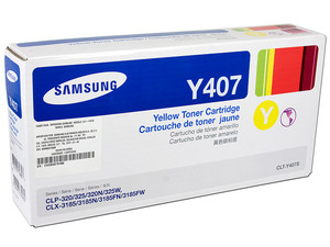 Cartucho de Tóner Samsung Amarillo CLT-Y407S