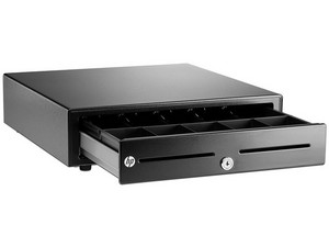 Cajón Básico de Dinero HP QT457AA para punto de Venta.