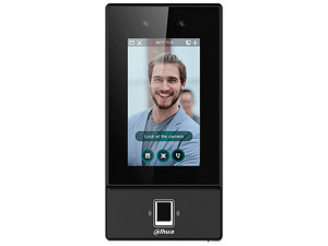 Lector de control de acceso con reconocimiento facial Dahua FACT DHI-ASI6214S-D, pantalla de 4.3 ...