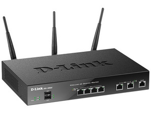 Ruteador Inalámbrico D-Link DSR-1000AC de 6 puertos 802.11 ac/a/b/g/n.