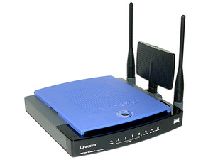 Ruteador Linksys WRT300N Wireless-N Broadband Router hasta 108Mbps.