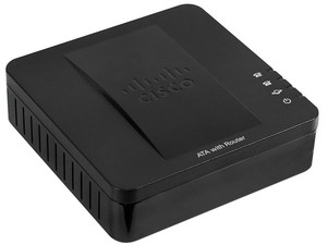 Adaptador de teléfono analógico (ATA) con router Cisco SPA 122.