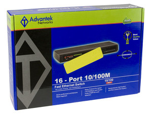 Switch Advantek Networks de 16 Puertos 10/100Mbps