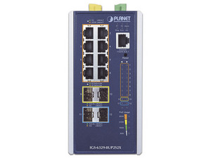 Switch Industrial Administrable Planet IGS-6329-8UP2S2X de 8 puertos ...