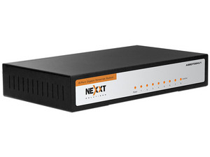 Switch Gigabit Nexxt Solutions de 8 Puertos, 10/100/1000 Mbps.