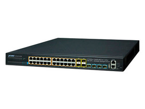 Switch Administrable Planet SGS-6341-24P4X, 24 Puertos PoE 10/100/1000T ...
