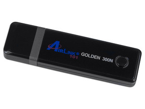 Adaptador USB AirLink101 Wireless Golden 300N hasta 300Mbps