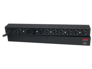 PDU multicontacto APC AP9562 de 10 conexiones para montaje en rack.