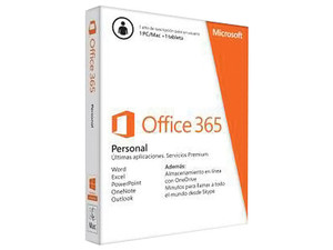 SW Msf Office 365 Personal 32/64 Esp 1y Suscripcion